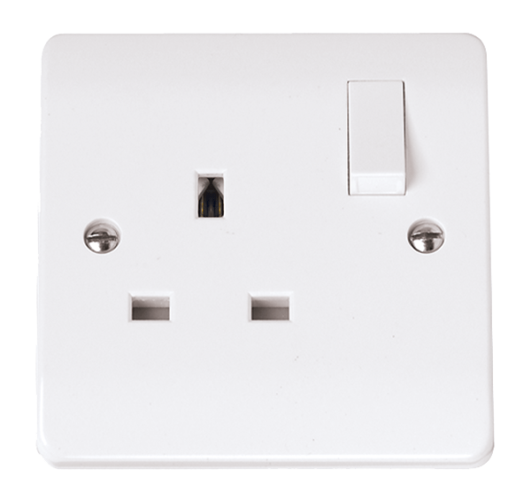 Click Mode White Moulded Plastic Switches & Sockets+USB Dimmer LED ...